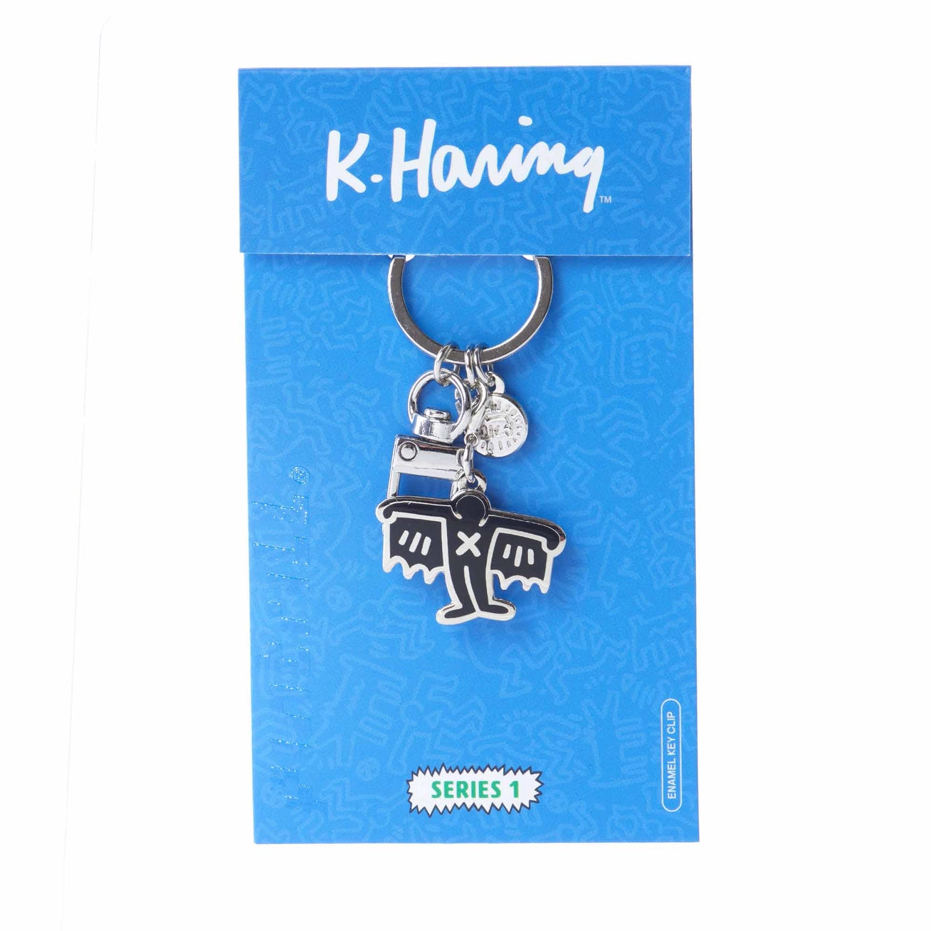 KEITH HARING BAT DEMON KEYCHAIN - dinky-circus