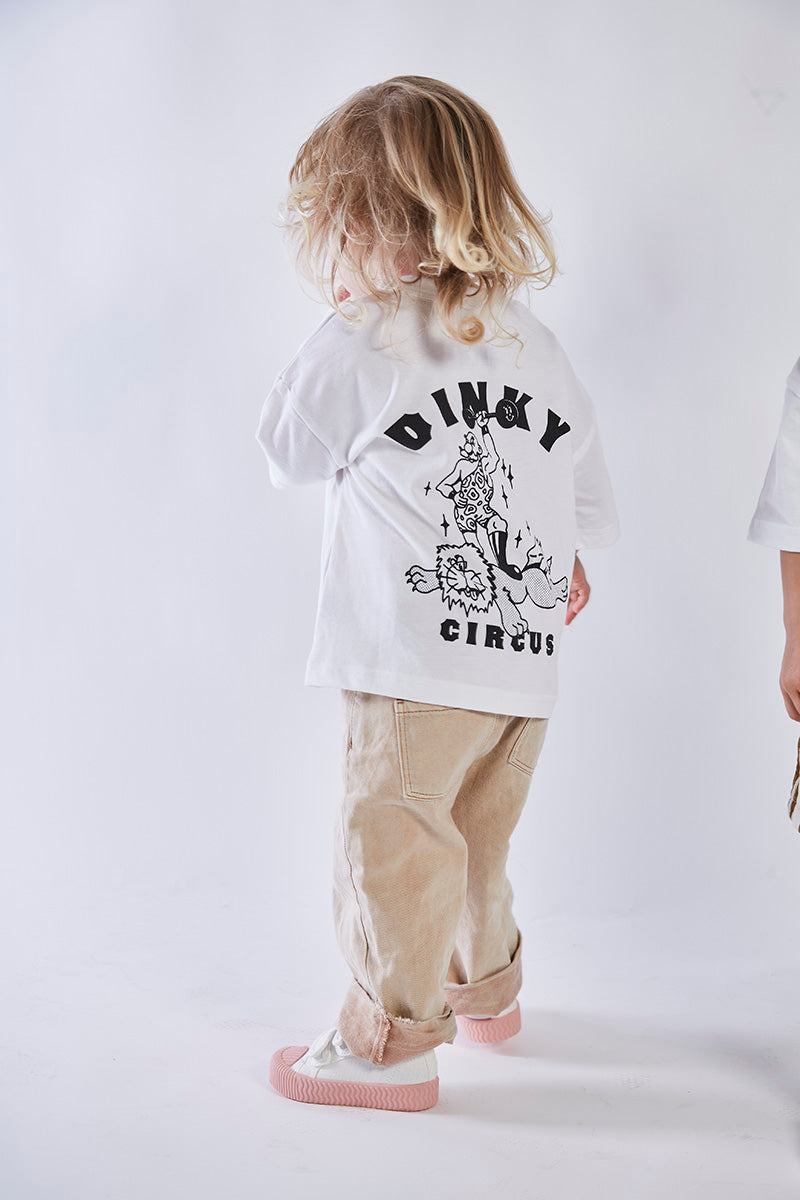 STRONGMAN TEE | WHITE – dinky-circus